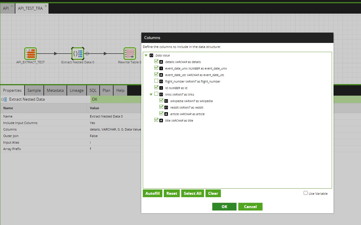 How To: Extract data into Cloud Data Platform using API Extract Component