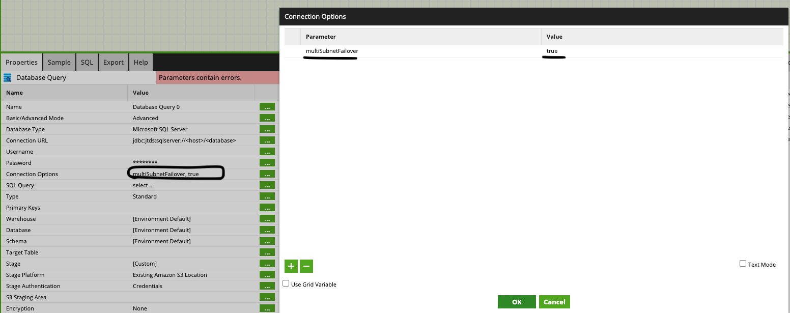 How To: Enable 'MultiSubnetFailover' for JDBC connections to SQL Server using Database Query ...